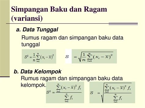Contoh Soal Ragam Dan Simpangan Baku