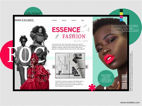 Enamel Magazine Figma Community