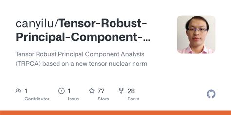 github canyilu tensor robust principal component analysis trpca tensor robust principal