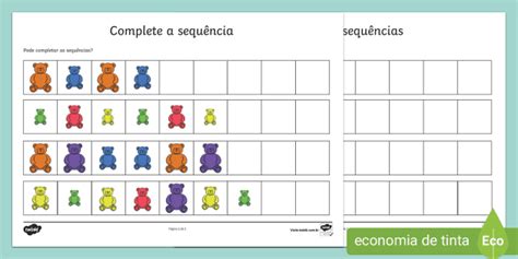 Identificar Regularidades Em Sequ Ncias Ordenadas Twinkl