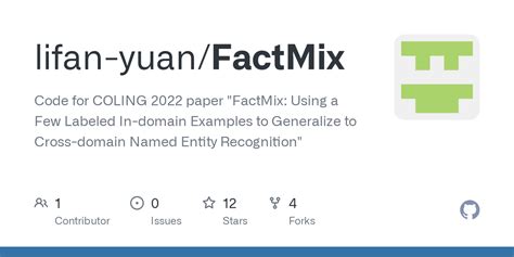github lifan yuan factmix code for coling 2022 paper factmix using a few labeled in domain