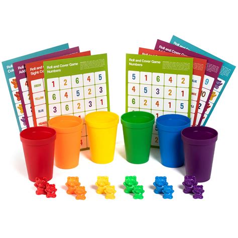 Buy SWEET LEMONS Rainbow Counting Bears Math Manipulatives 90 Teddy