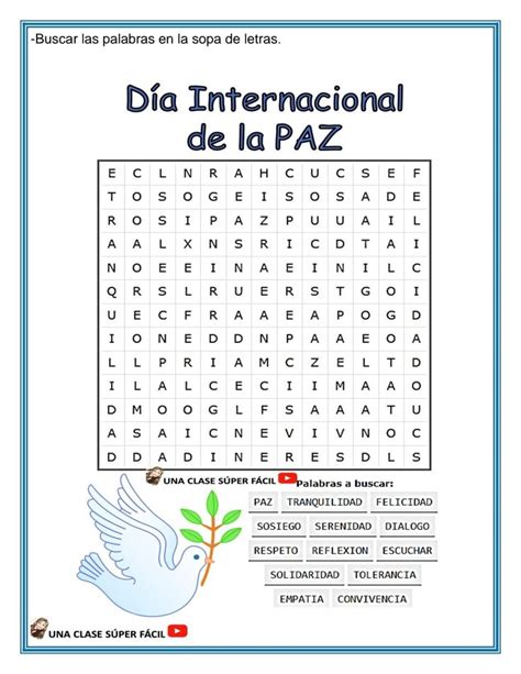 Pin De Maestra Anita En Septiembre Dia Internacional De La Paz