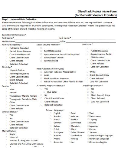Project Intake Form 19 Examples Examples Format PDF