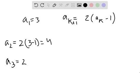 solved writing the terms of a recursive sequence in exercises 49 52 write the first five