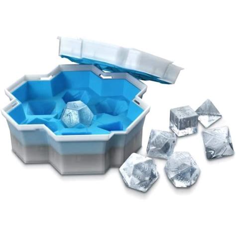 Bac À Glaçons En Silicone Moules À Glaçons En Forme De Dés 7Pcs