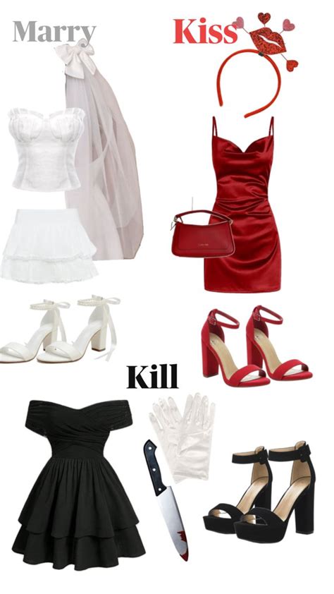 Kiss Marry Kill In 2024 Trio Halloween Costumes Classy Halloween