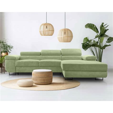 Bestmobilier Pablo Canap D Angle Droit Places Convertible