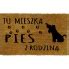 Wycieraczka Kokosowa Tu Mieszka Pies Z Rodzin Wycieraczkowo