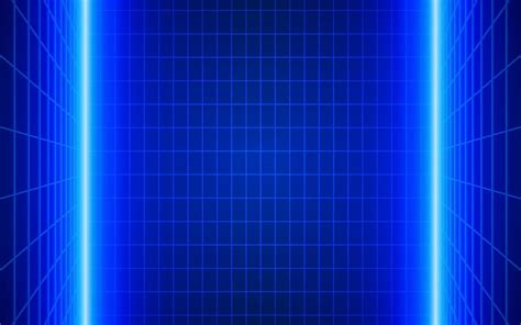 Futuristic Technological Grid Background Digital Futurist Cyber Space