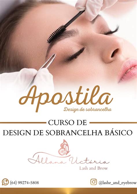 APOSTILA DE DESIGN DE SOBRANCELHA BÁSICO CERTIFICADO Allana