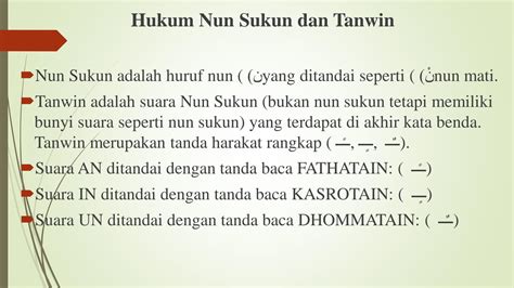 SOLUTION Nun Sukun Dan Tanwin Studypool