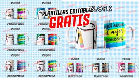 10 Plantillas Para Sublimar Flork Teacher Con Editables Y Mockups