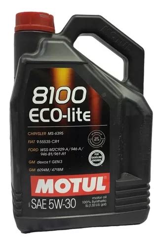 Aceite Motor Motul 8100 5w30 Eco Lite Dexos 1 Gen 3 5 Litros Meses