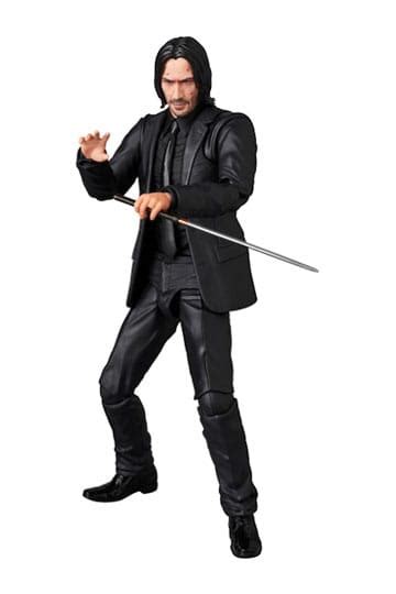 JOHN WICK FIGURA MAFEX JOHN WICK CAPÍTULO 3 PARABELLUM 16 CM Muñecos