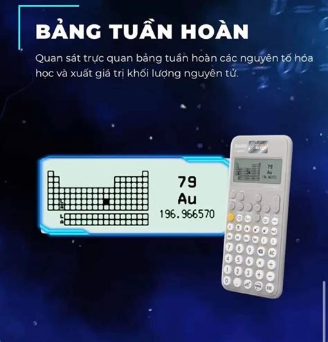 Tìm hiểu về máy tính có bảng tuần hoàn hóa học mới nhất năm 2023