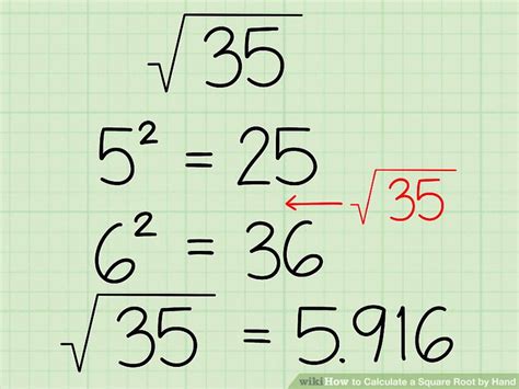 how to calculate a square root by hand with pictures wikihow