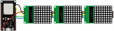 ESP32 And MAX7219 Matrix Display Guide Makerguides