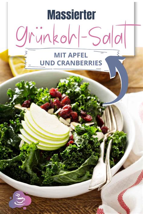 Massierter Grünkohlsalat Einfach mal einfach Grünkohl Salat Rohkost