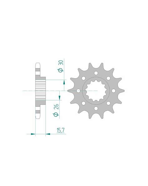 Pignon Moto Afam Pignon Afam 16 Dents Acier Type 20605 Pas 525 Honda