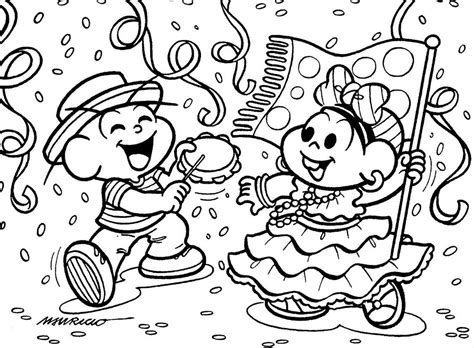 Desenhos De Carnaval Para Colorir Atividades Educativas