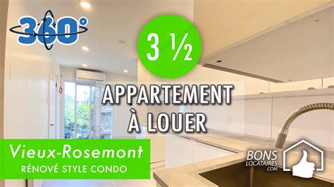 Appartement à louer Visite virtuelle 360 Apartment Tour Vieux