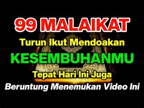 Alhamdulillah Barokah Ayat Ini Malaikat Turun Ikut Mendoakan