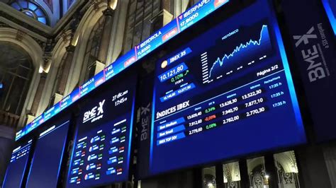 El IBEX 35 Sube El 0 1 Y Recupera Los 10 120 Puntos Animado Por Wall