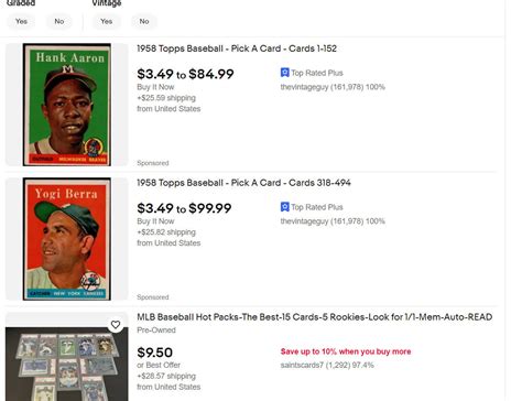 How To Sell Baseball Cards On Ebay Updated April Zik Analytics