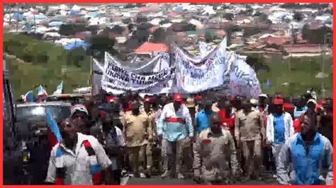 VIDEO HALI ILIVYO MBEYA MUDA HUU MAANDAMANO YA CHADEMA MBOWE SLAA