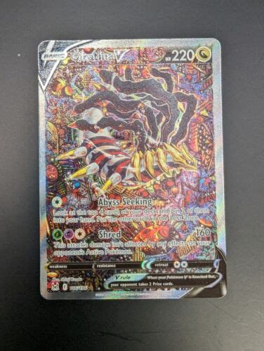 Pok Mon Tcg Giratina V Sword Shield Lost Origin Holo Ultra
