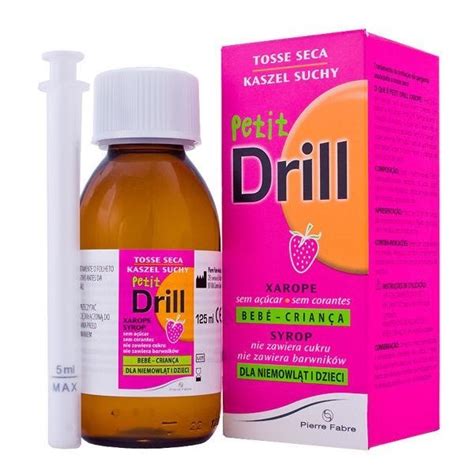 PetitDrill syrop na kaszel suchy dla niemowląt powyżej 6mies życia
