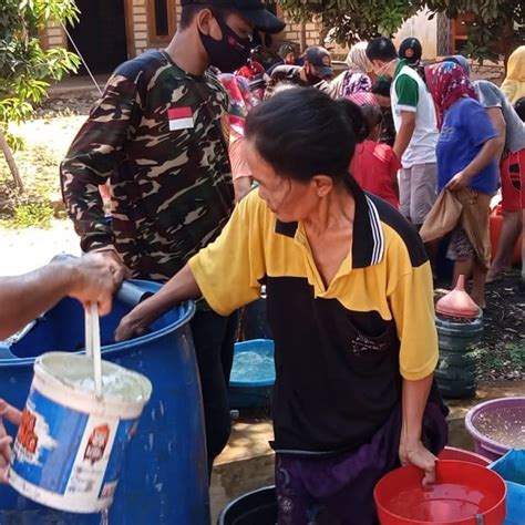 Ansor Banser Rembang Salurkan Air Bersih Ke Warga Terdampak Kekeringan