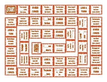 Past Perfect Tense Board Game By English And Spanish Language Ideas