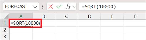 Calculate Square Root In Excel With Sqrt Function Myexcelonline