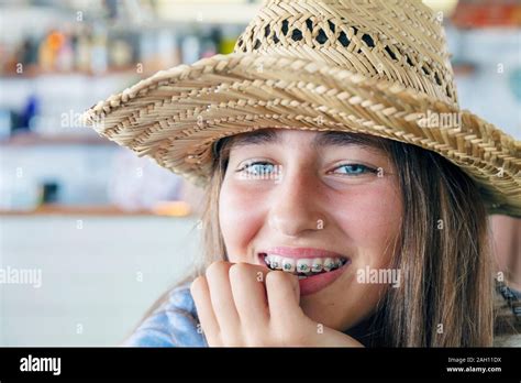 Teen Girl With Braces Hi Res Stock Photography And Images Alamy