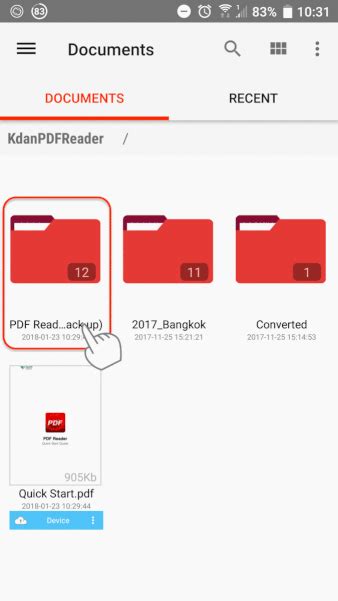 transfer pdf reader files from one device onto another one kdan mobile