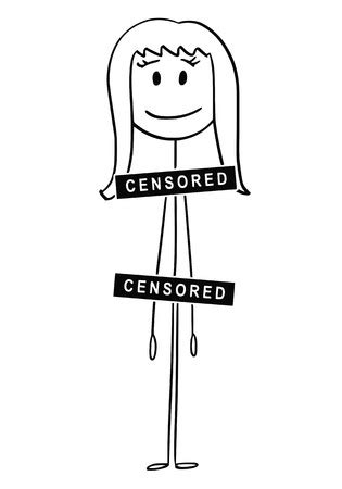 Photo Of Cartoon Stick Figure Drawing ID 121892720 Royalty Free