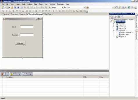 Configuring Connection String In Appconfig File During Runtime For A C Windows Application