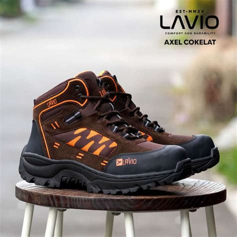Promo Sepatu Pria Safety Boots Ujung Besi Gunung Outdoor Touring