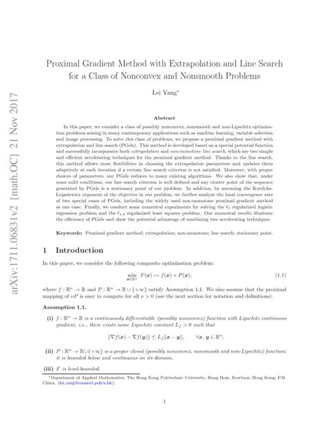proximal gradient method with extrapolation and line search for a class of nonconvex and