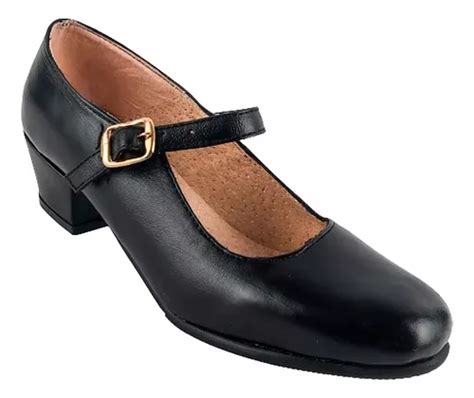 Zapato Danza Folklorica Regional Baile Ni A Piel N Env O Gratis