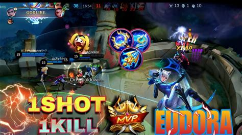 EUDORA ONE SHOT COMBO BRUTAL DMG BUILD EUDORA GAMEPLAY