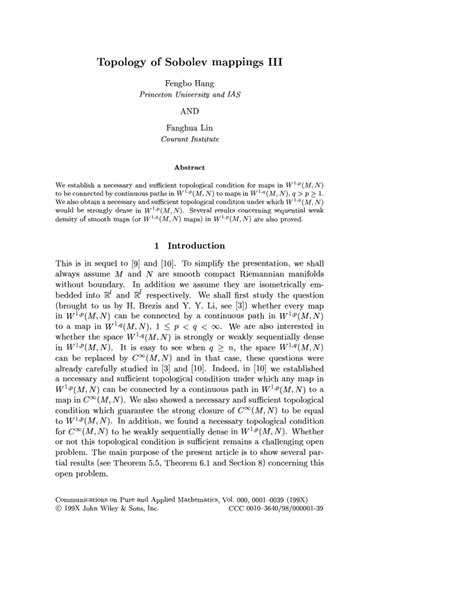 pdf topology of sobolev mappings iii