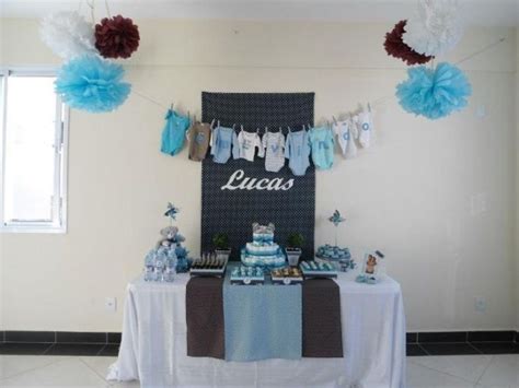 Decoração De Chá De Bebê Masculino Faça Você Mesmo