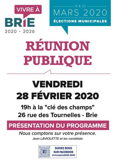 Calaméo N06 Réunion Publique Présentation du Programme