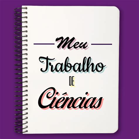 Capas de Trabalho de Ciências para Imprimir Muito Fácil