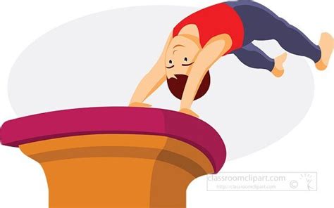 Gymnastics Clipart Vault Men Gymnastics Sports Clipart