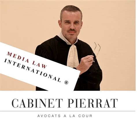 Le Cabinet Pierrat classé parmi les meilleurs en droit des médias pour
