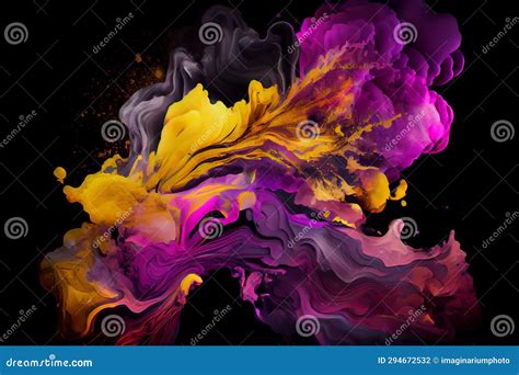 Psychedelic Artistic Portrait Of Lying Naked Woman Royalty Free Stock
